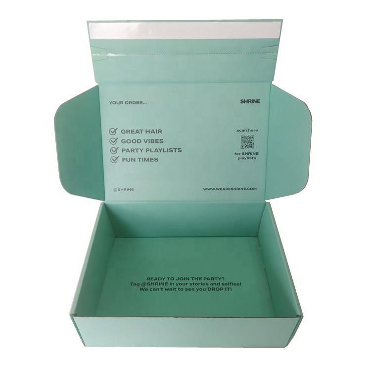 Custom Logo Printed Tear-off Strip Corrugated Carton Box,Easy-open ...